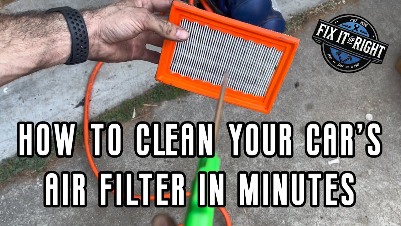 How To Clean Your Car’s Air Filter - YouTube