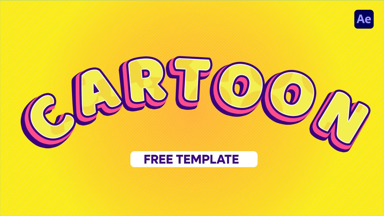 Easy Cartoon Typography in After Effects - YouTube