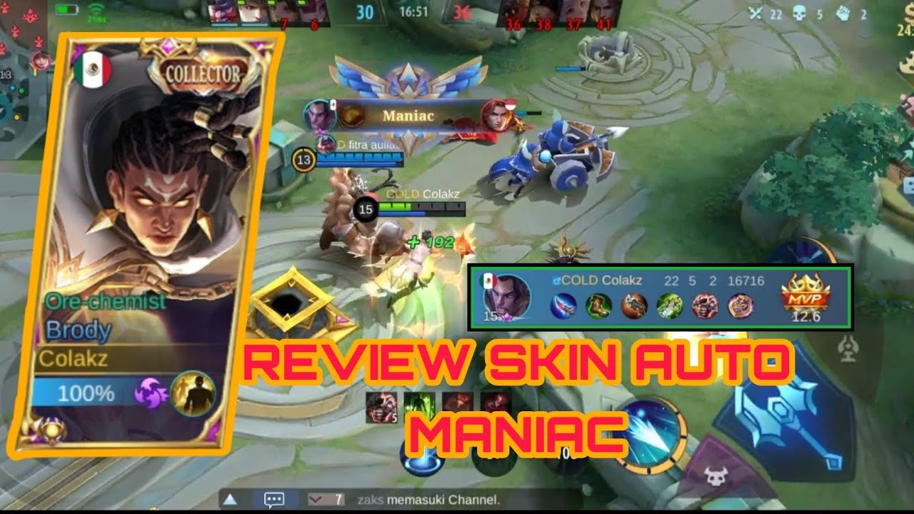 REVIEW SKIN COLLECTOR BRODY AUTO GENDONG !! Mobile Legend Bang Bang ...