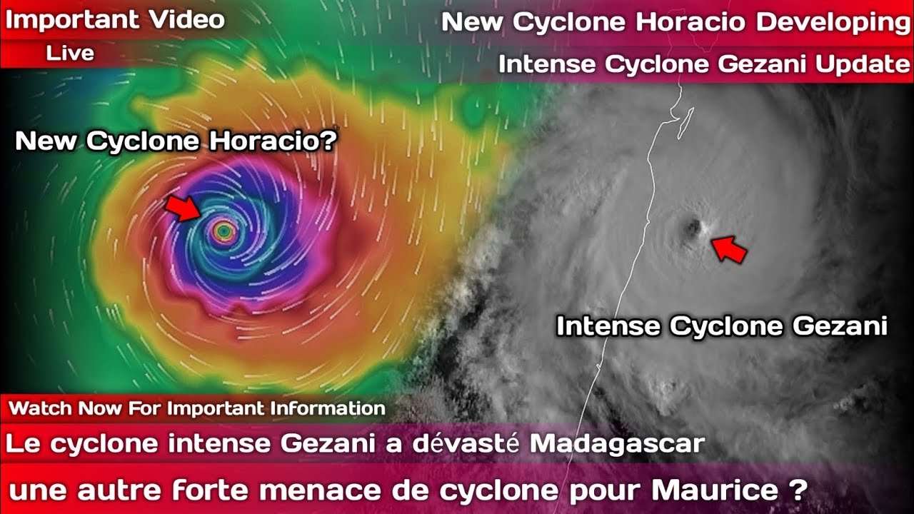 Un autre forte menace de cyclone pour Maurice | Le cyclone intense ...