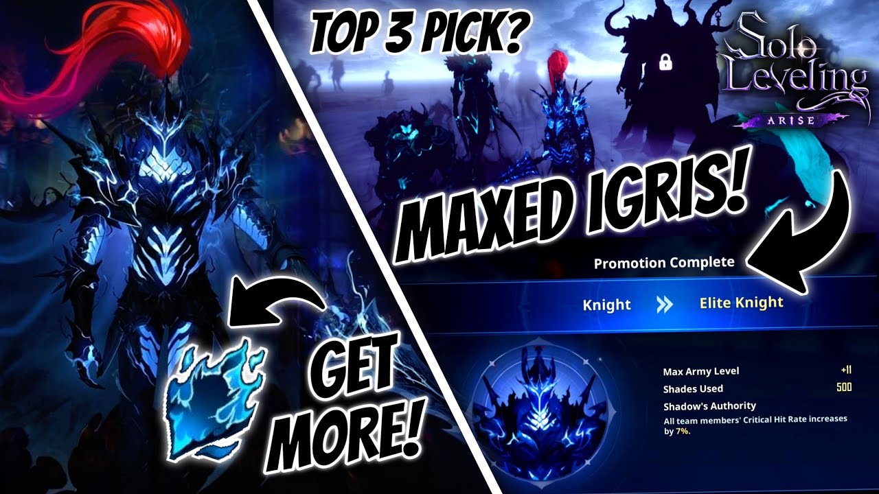 *IMPORTANT* Army Of Shadows Full Guide! How To Get Traces! Maxed IGRIS ...