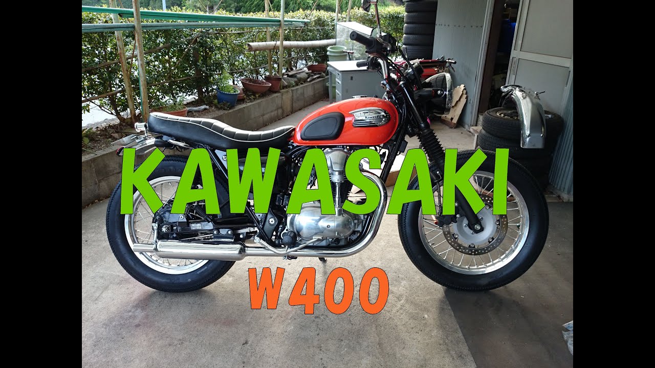 kawasaki W400 custom - YouTube