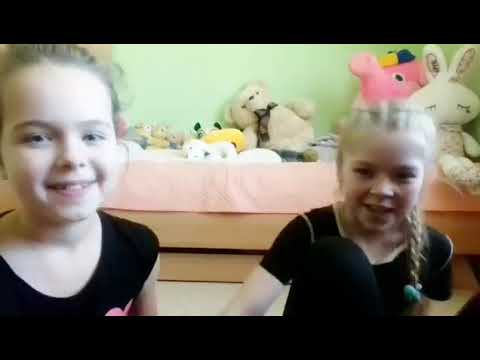 Girls Gymnastics - Anya Varenikova & Alyona Pavlina - Our Stretching Lesson at Home