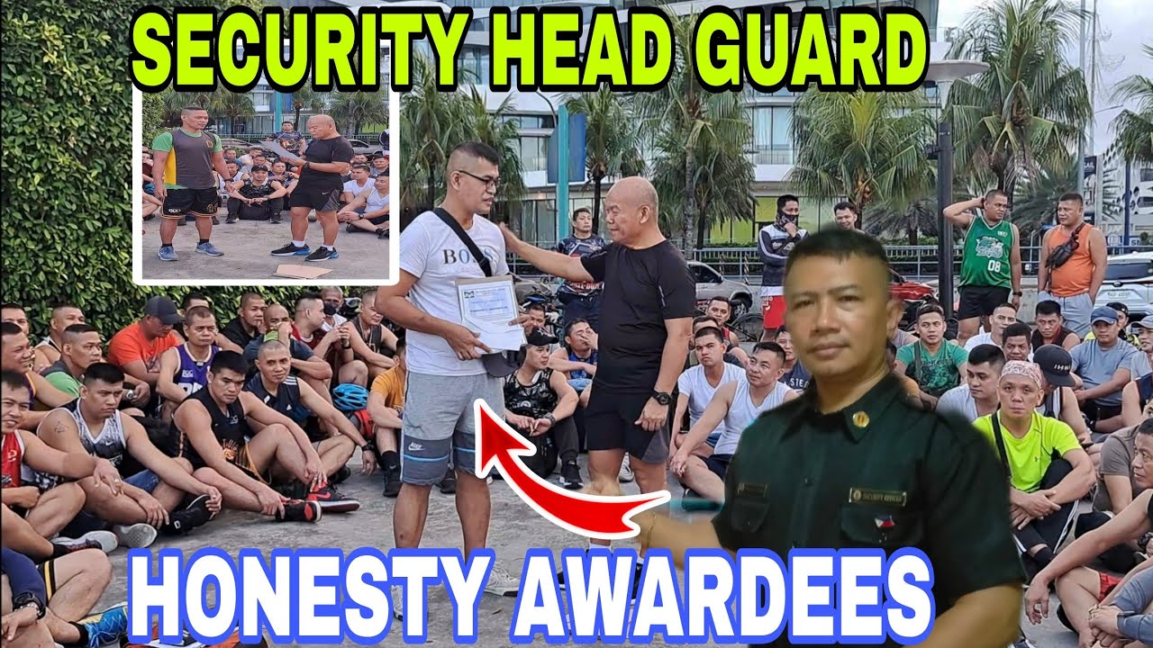 SECURITY HEAD GUARD AWARDING DURING FORMATION PHYSICAL FITNESS AT MALL ...