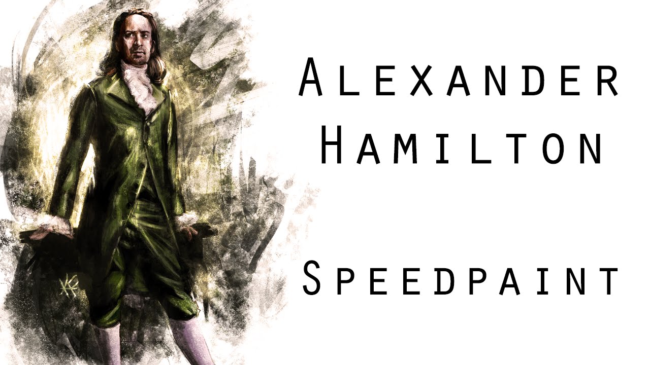 Alexander Hamilton Speedpaint - YouTube