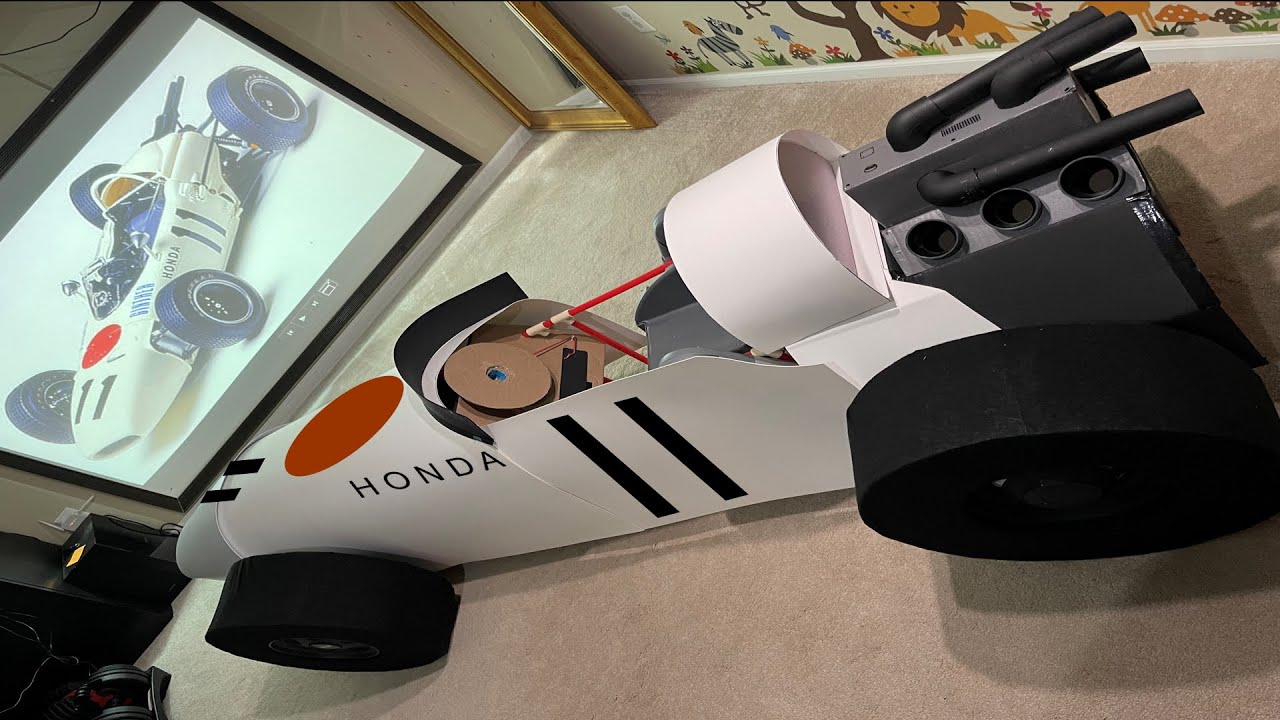 Making a full size formula 1 kids racing simulator @Formula1 @Honda ...