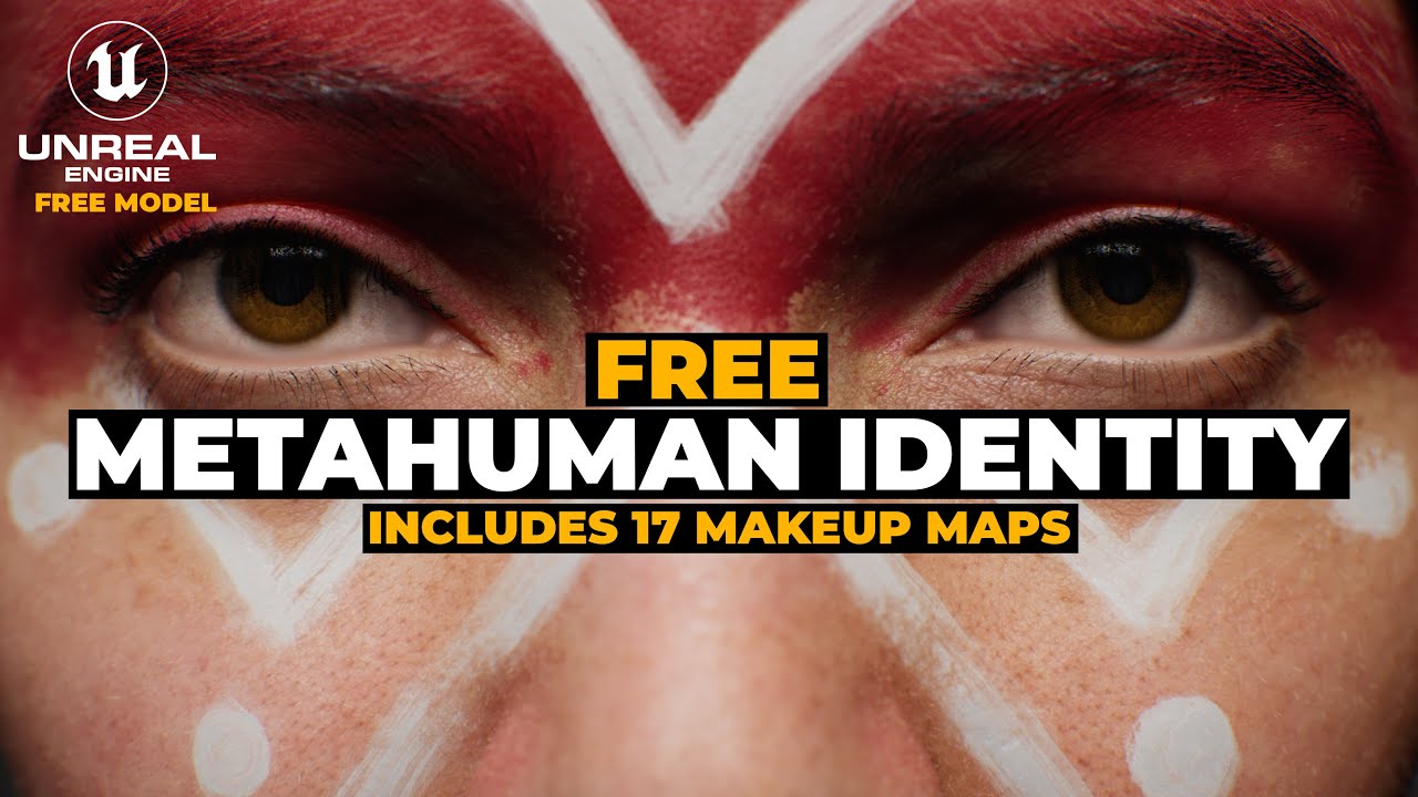 Free Metahuman Identity + 17 Makeup Maps - YouTube