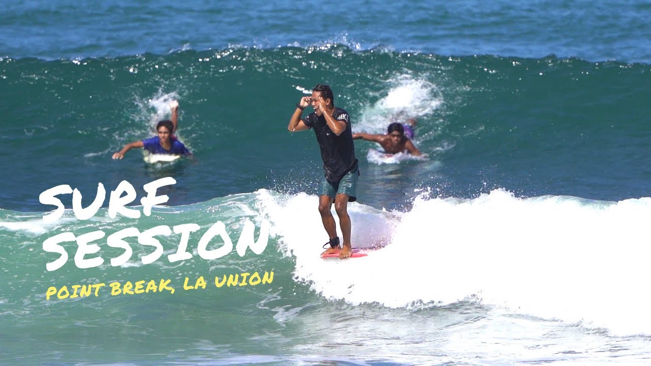 Surf Session, Point Break, La Union, Dec 7, 2021 - YouTube