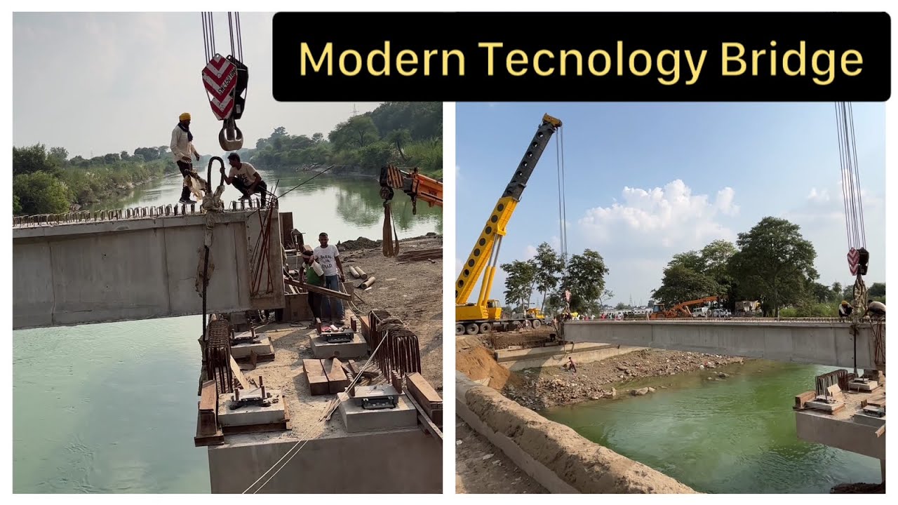 मिनटों में पुल खड़ा कर दिया 🤯|| Modern Technology Bridge || The Amazing ...