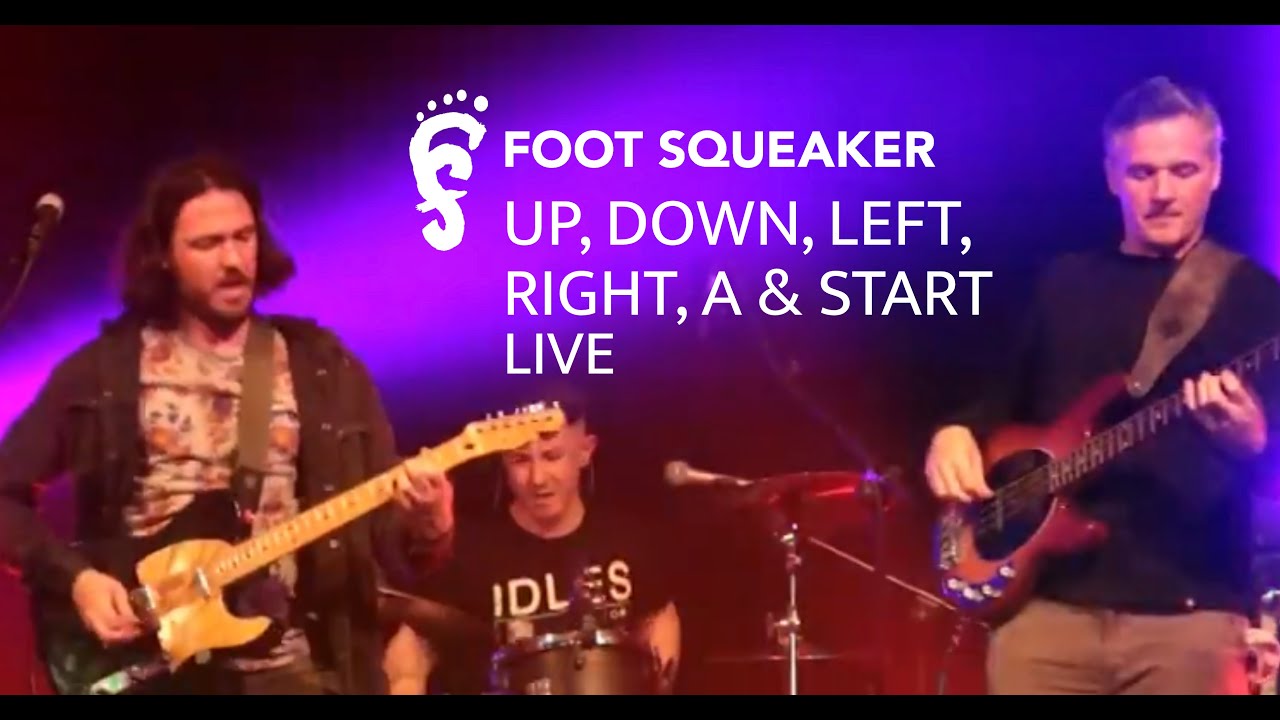 Foot Squeaker - Up, Down, Left, Right, A and Start - Live - YouTube