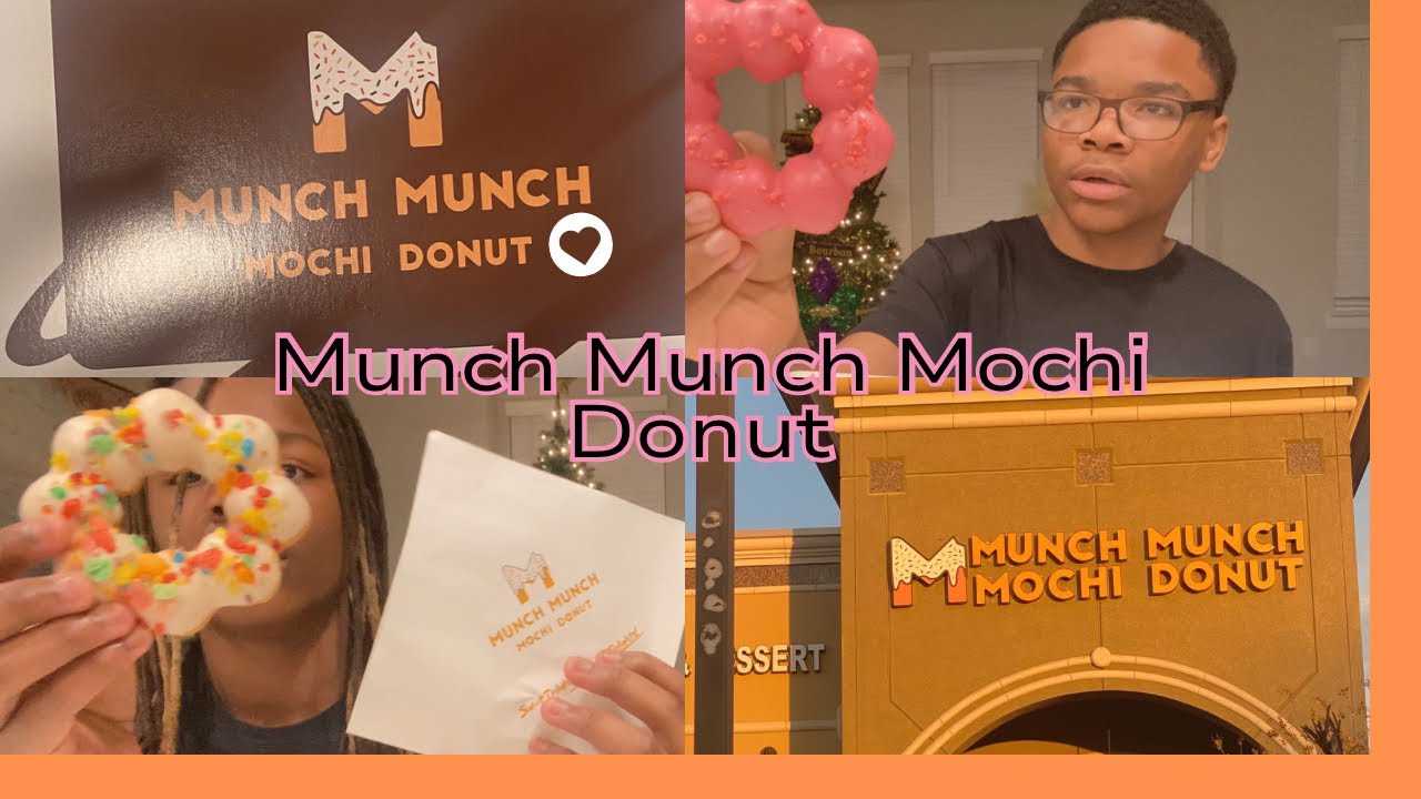 Munch Munch Mochi Donut Review - YouTube