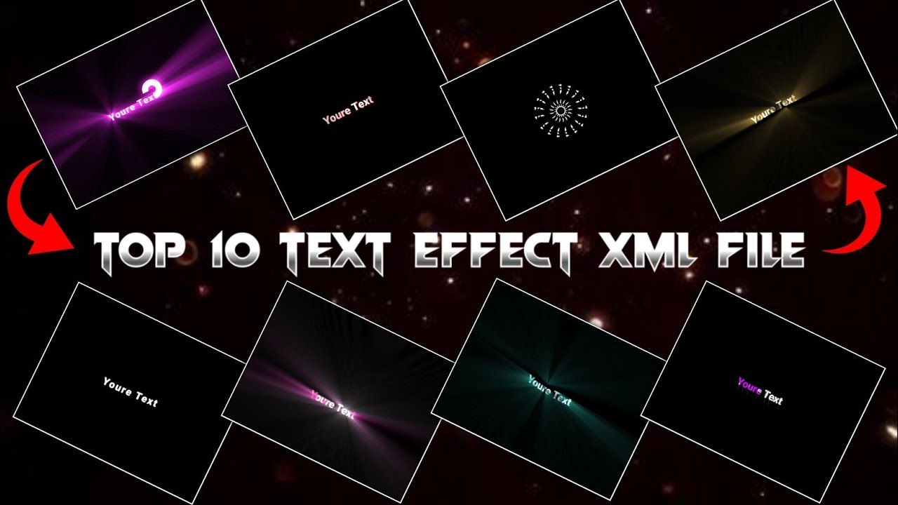 Top 10 text animation alight motion // Trending xml file alight motion - YouTube