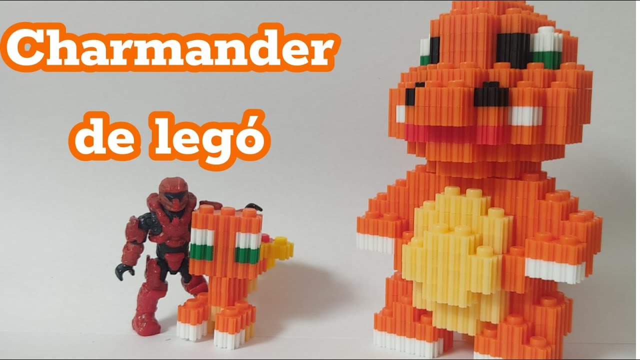 Armando un charmander de lego que compre en el tianguis - YouTube