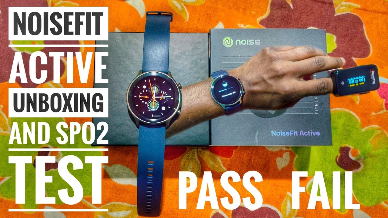 NoiseFit active unboxing & review | spo2 test & water test - YouTube