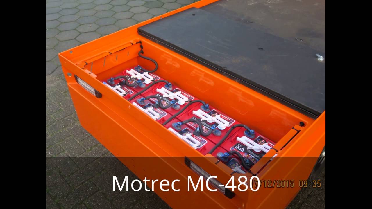 Motrec MC-480 Elektro-Plattformwagen - YouTube