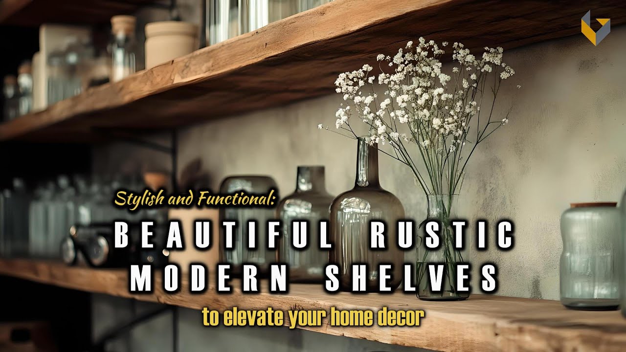 Stylish and Functional: Beautiful Rustic Modern Shelves to Elevate Your ...