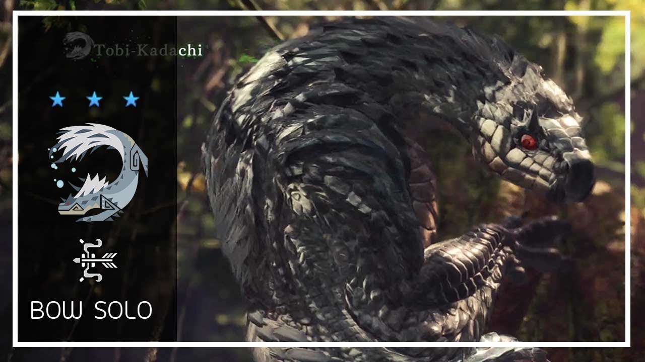 [MHW] Tobi-Kadachi (solo) (Bow) - YouTube