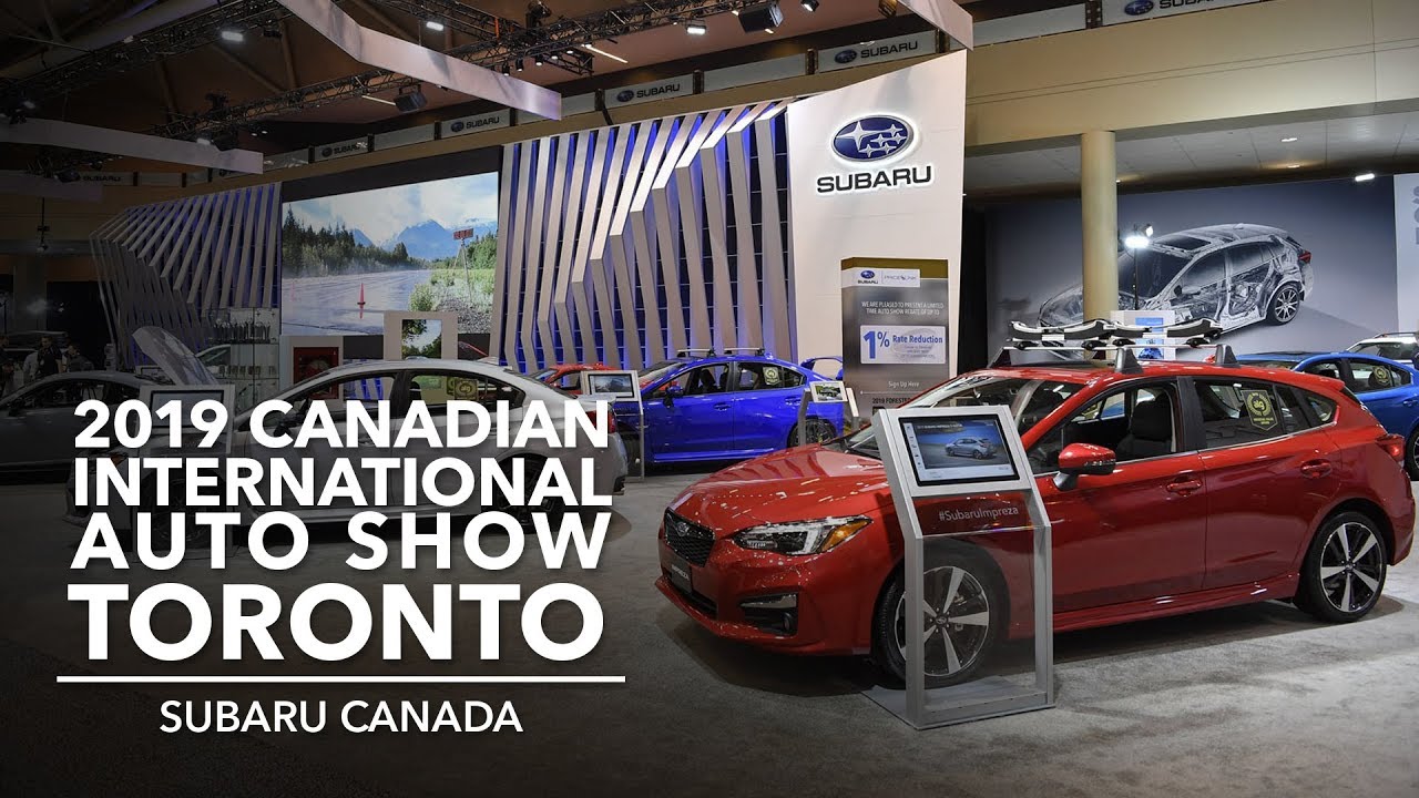 2019 Toronto Auto Show - Subaru Canada - YouTube