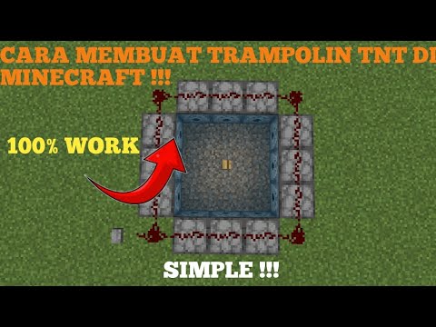 Cara Membuat Trampolin TNT Di Minecraft | Minecraft Tutorial - YouTube