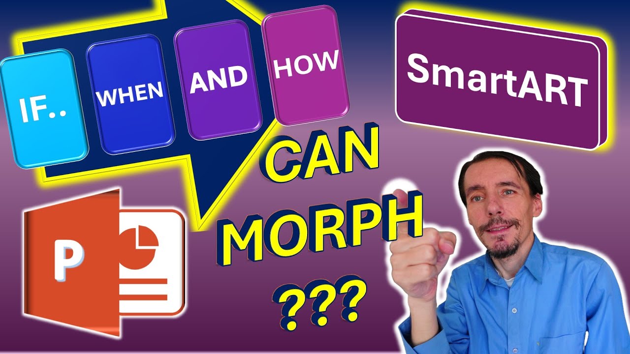The Best PowerPoint Research and Fix Video for SMARTART Morph - YouTube