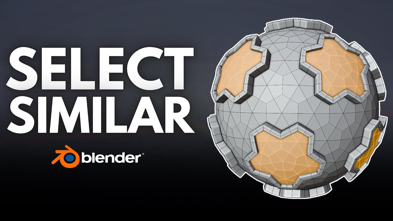 'Select Similar' Shortcut in Blender! - YouTube