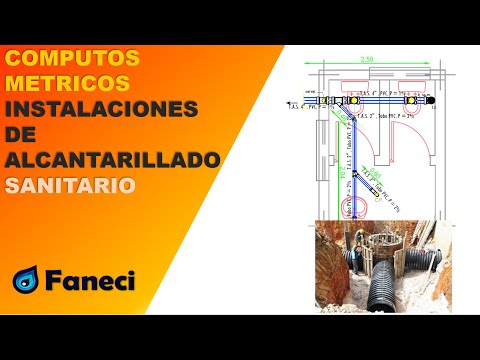 CALCULO DE COMPUTOS METRICOS DE INSTALACIONES SANITARIAS O ALCANTARILLADO SANITARIO✅