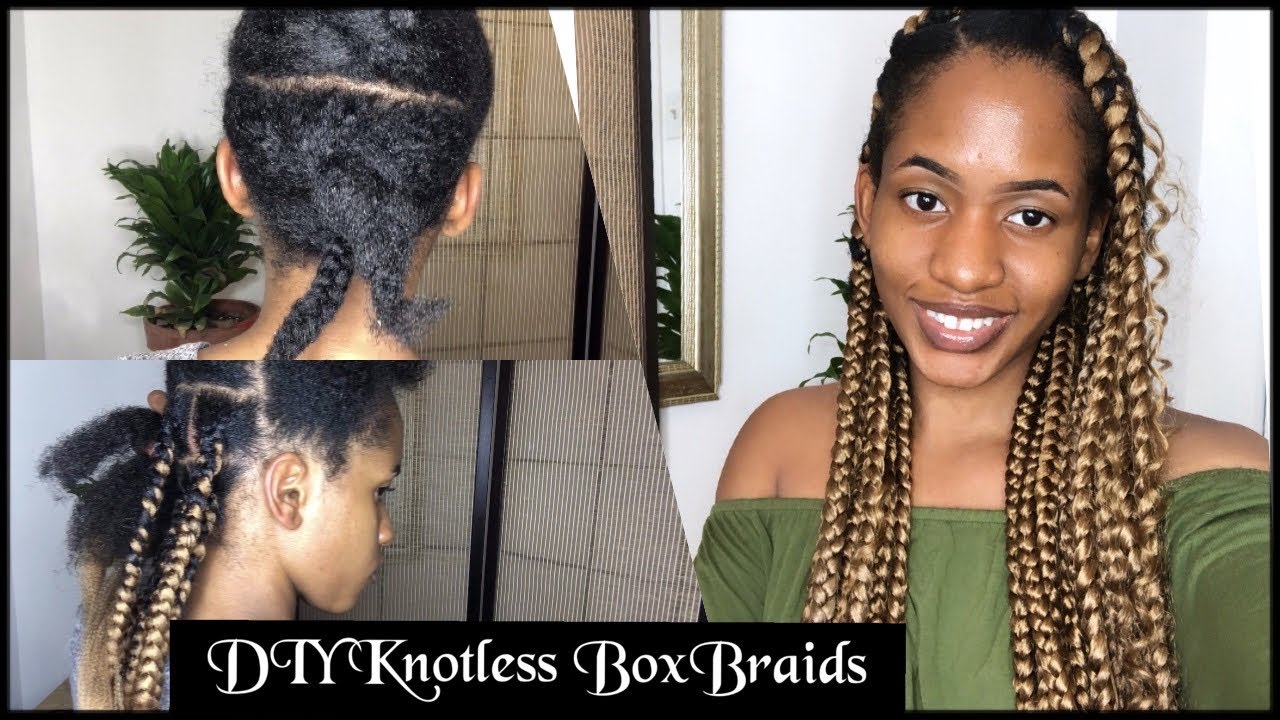 DIY KNOTLESS BOX BRAIDS| Recreating The Most Viewed Look On My Channel ...