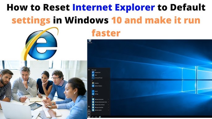 Repair Internet Explorer