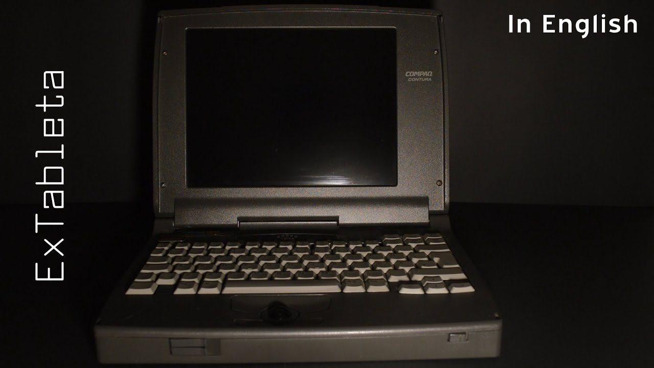 Compaq Contura 420C (486 DX4 - 1995) [English] - YouTube