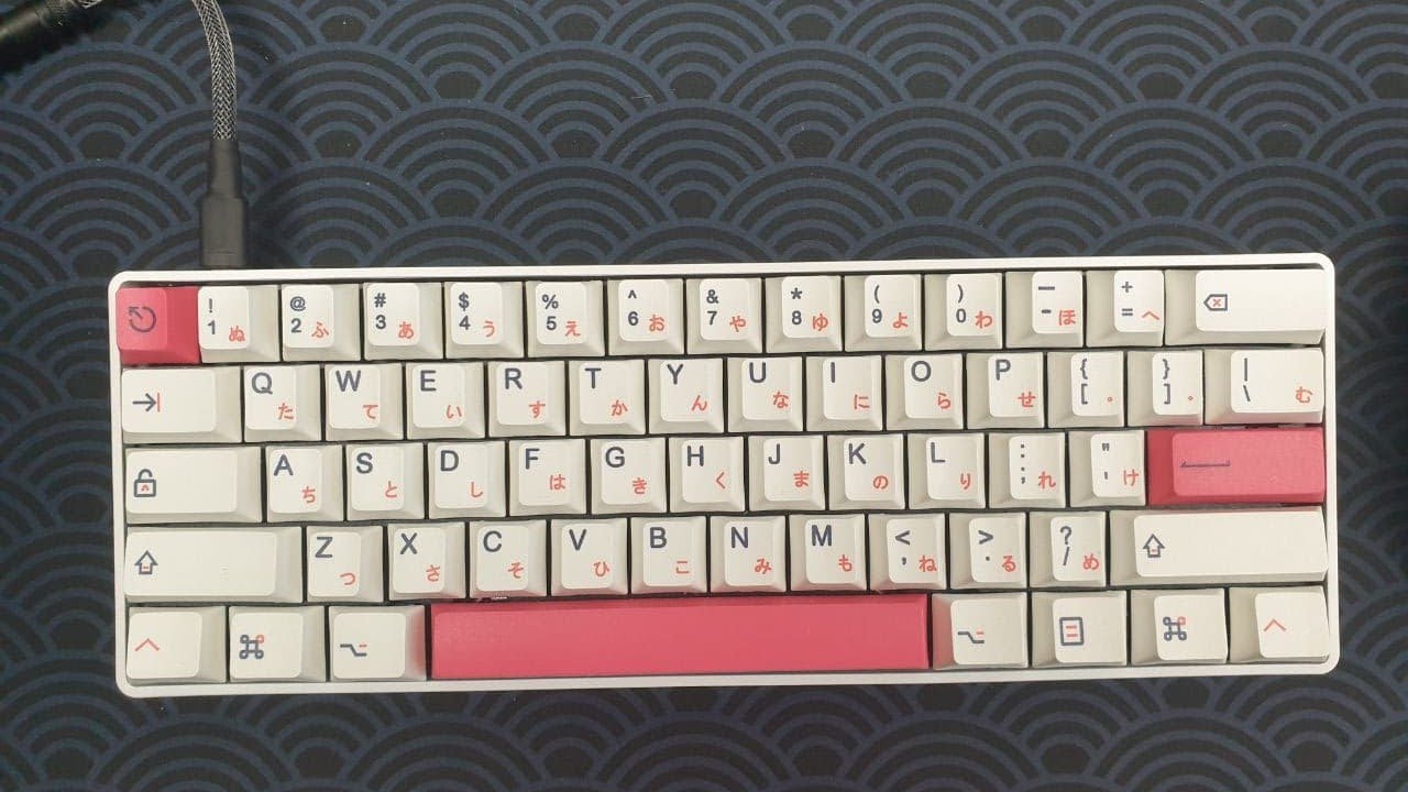 TU60 Keyboard with Milky Gateron Black Switches | Custom Keyboard ...