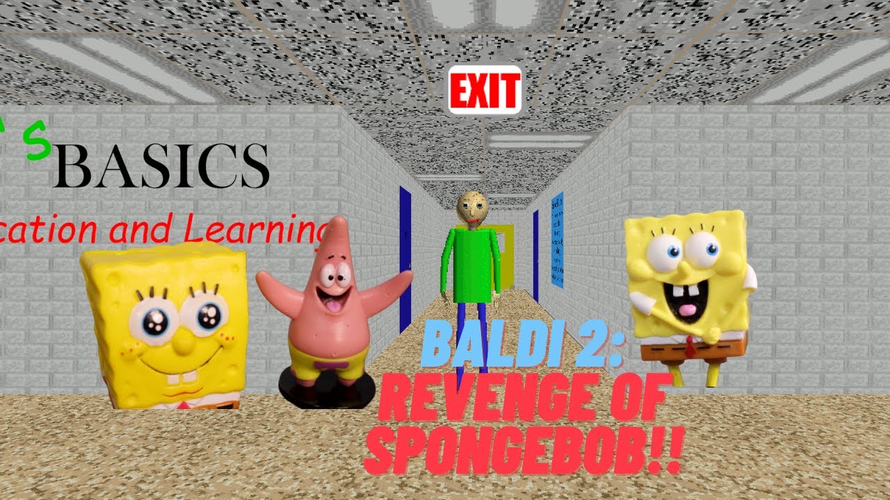 BALDI 2: REVENGE OF SPONGEBOB!! - YouTube