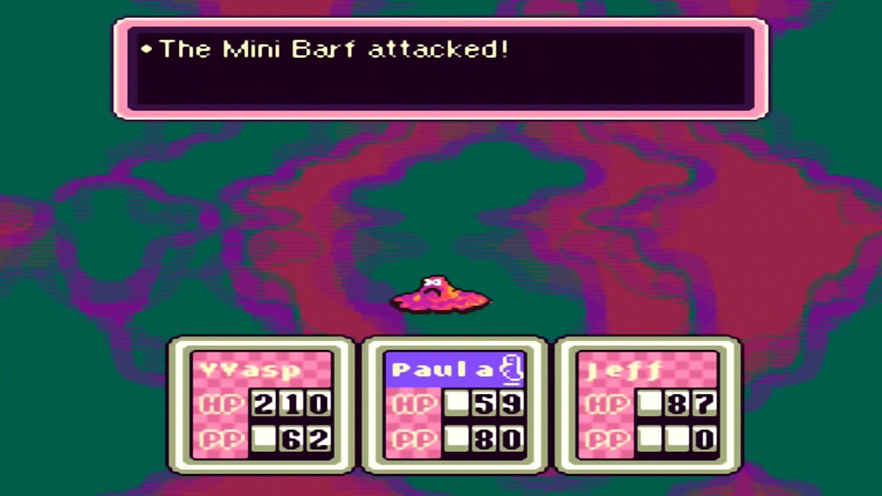 Earthbound Mini Barf - YouTube
