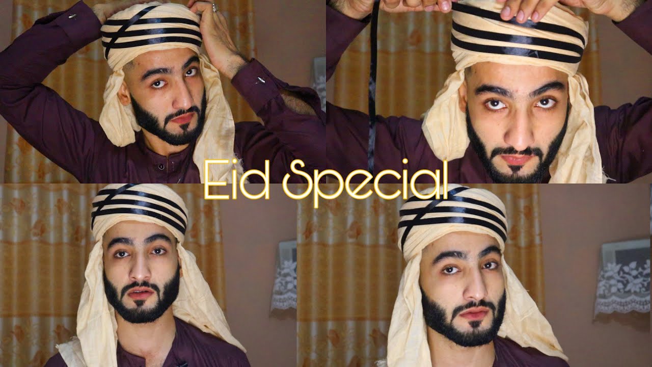 How to tie beautiful Eid Turban Amamah for Namaz E Eid | Eid Turban ...