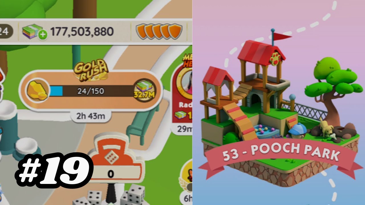 Monopoly Go! | POOCH PARK MAP | Free Games | #19 - YouTube