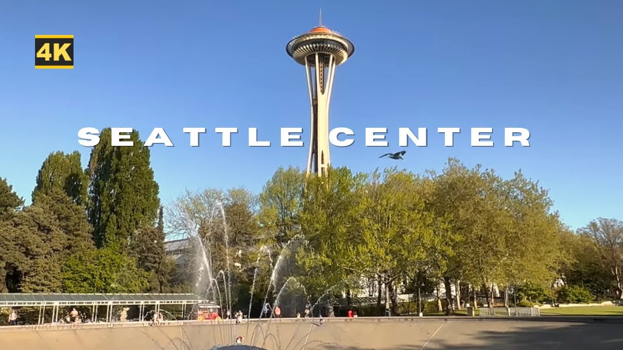 [4K] Seattle Walk : Seattle Center and Space Needle - YouTube