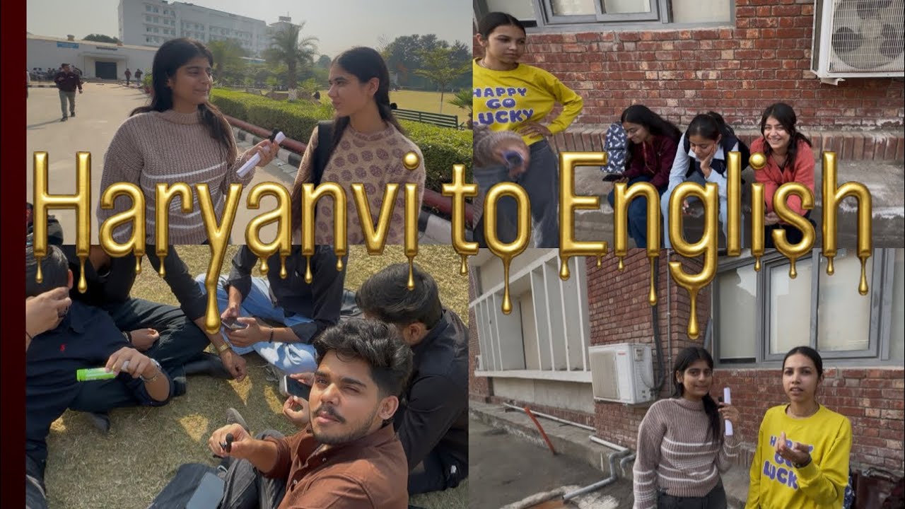 Haryanvi Words Explained in English🎯 | Cgc university Mohali🔥| theth ...