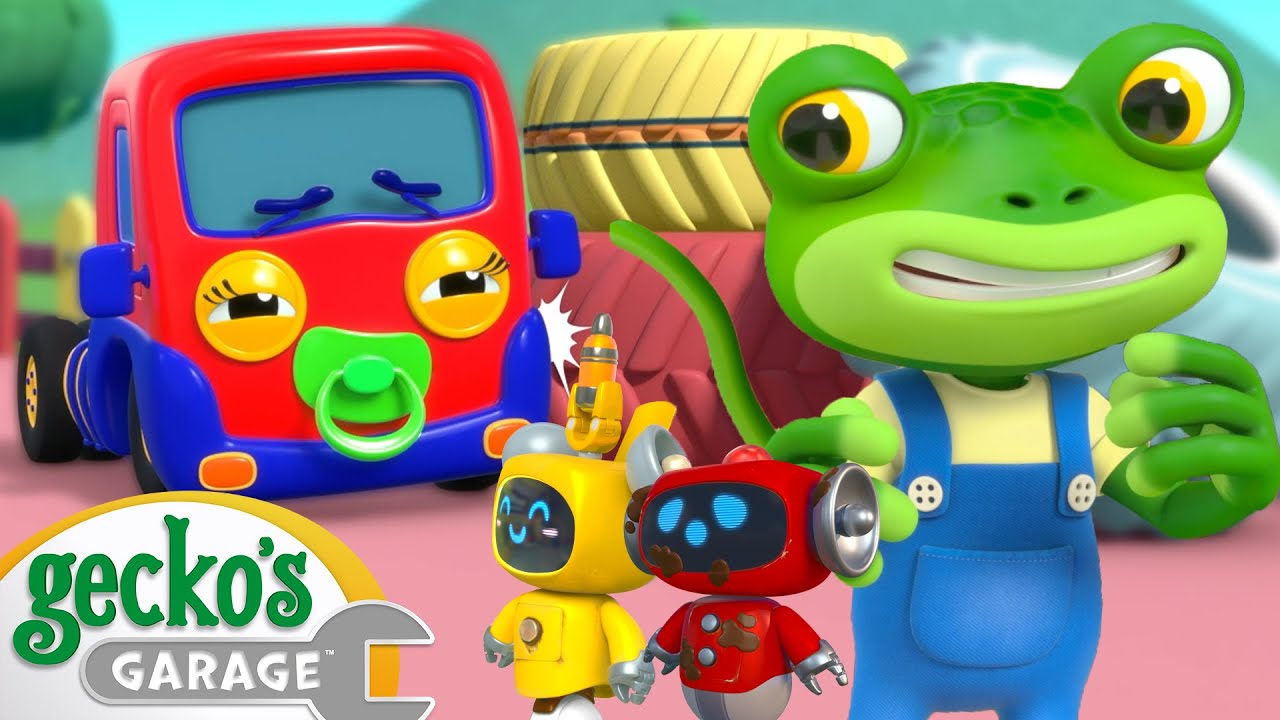 Ouch! Watch Out, Baby Truck! | Gecko's Garage Sing Along Song | Truck ...