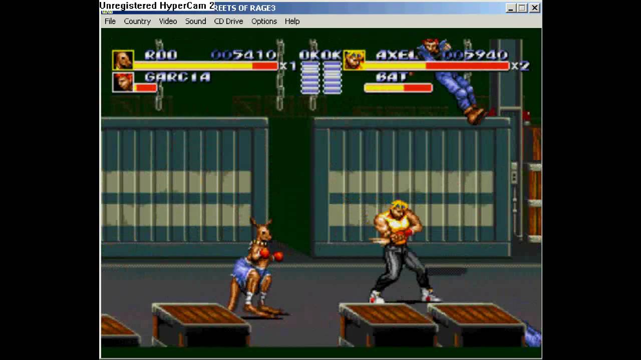 roo and axel fighting on sor3 2player - YouTube