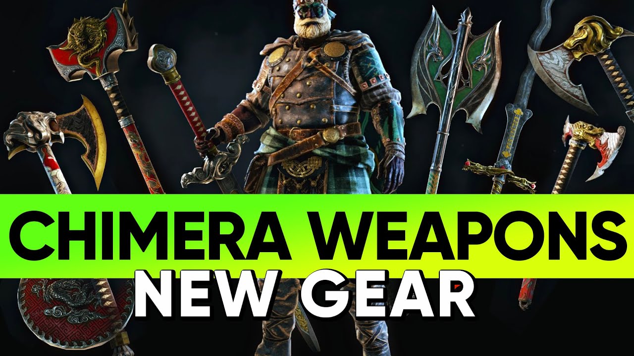 New Chimera Event Weapons For All Heroes: For Honor TALES OF REBELLION ...