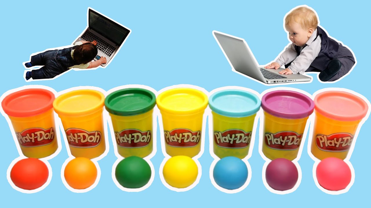 Learn COLORS and NUMBERS with Play Doh! Learning Video for Kids - YouTube