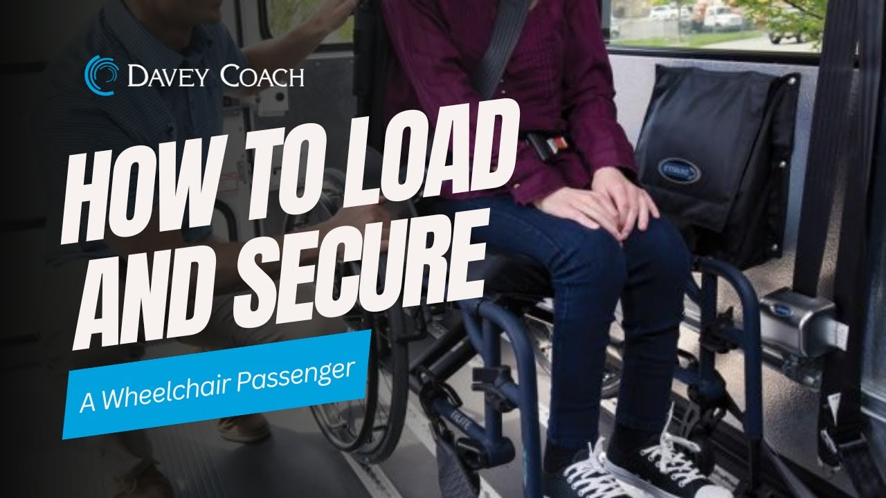 How to Load & Secure Passenger on a Bus | BraunAbility Wheelchair Lift ...