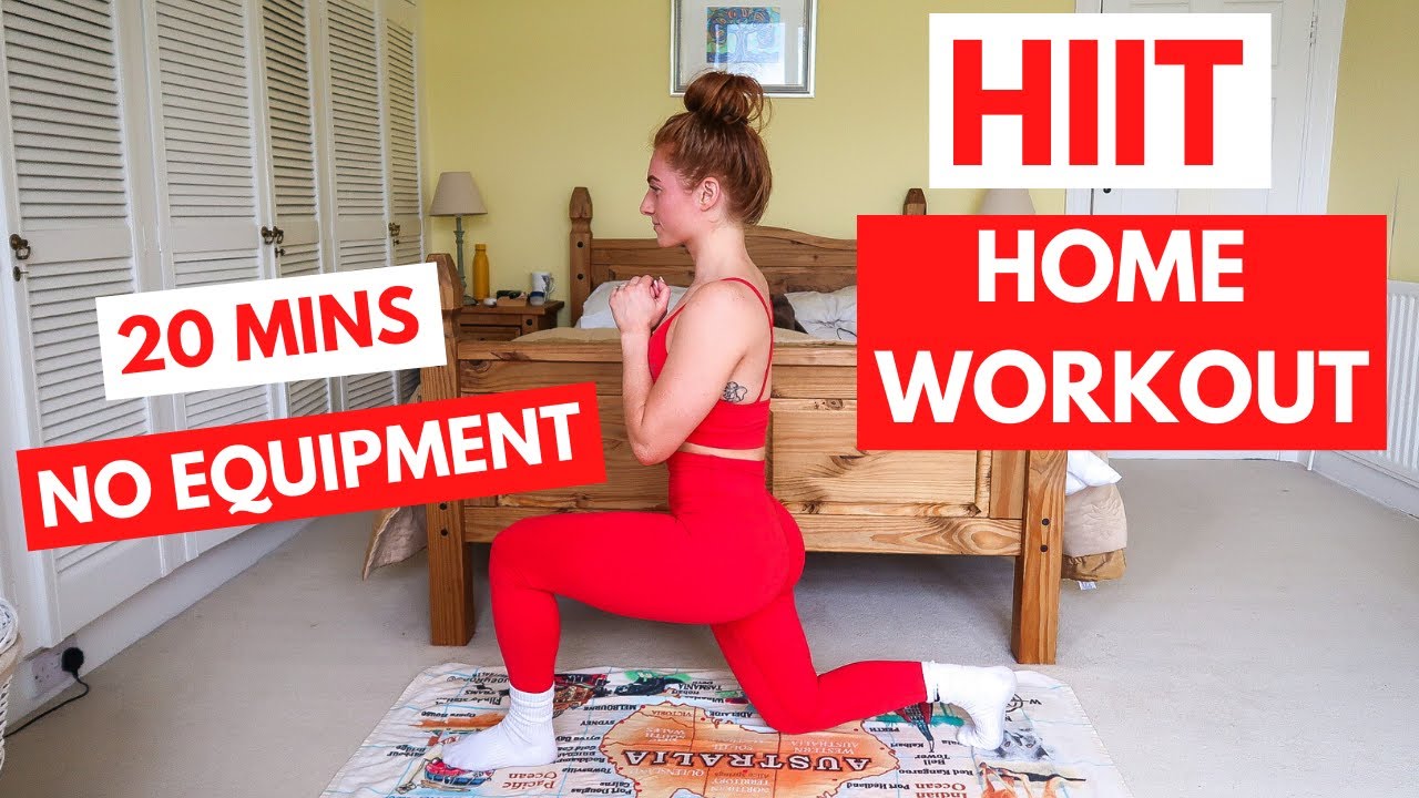 FAT BURNING HIIT HOME WORKOUT NO EQUIPMENT | FULL BODY | 20 MIN WORKOUT ...