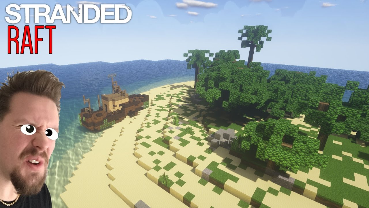 HEMLIG GROTTA! | STRANDED RAFT | MINECRAFT - #3 - YouTube