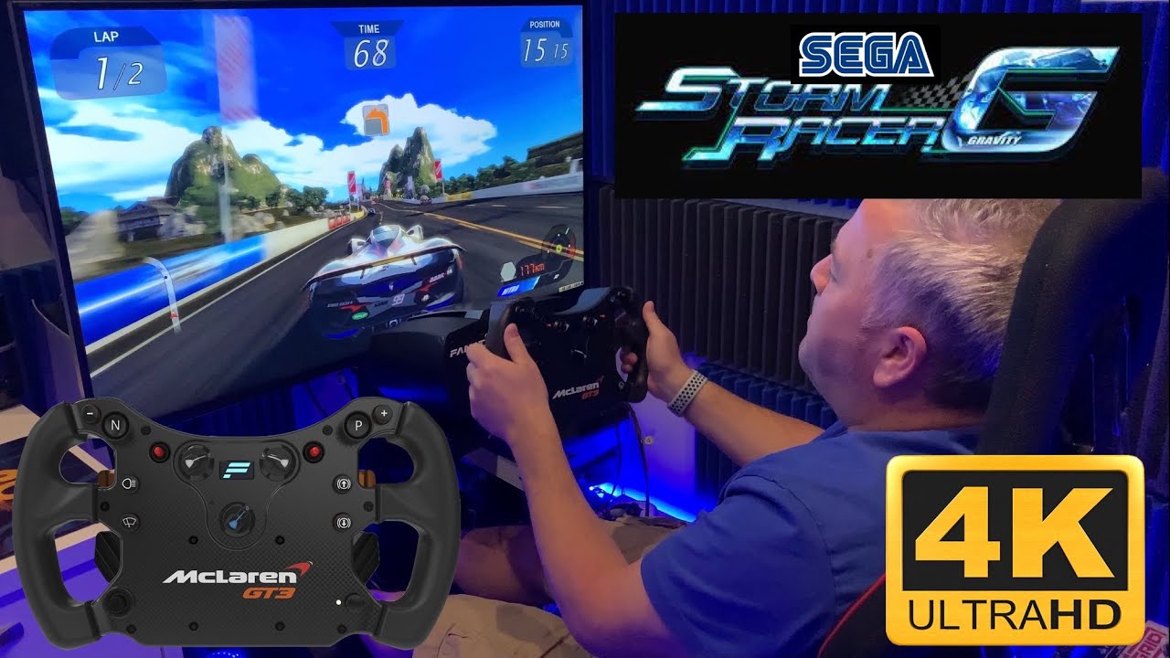 Storm Racer G (Gravity) Sega - Fanatec Wheel & Pedals - Arcade Racer ...