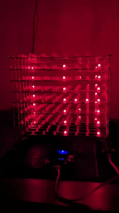 DIY LED Cube 8x8x8 với ESP32 tùy chỉnh hiệu ứng bằng app điện thoại #diy #howtomake #esp32 # ...