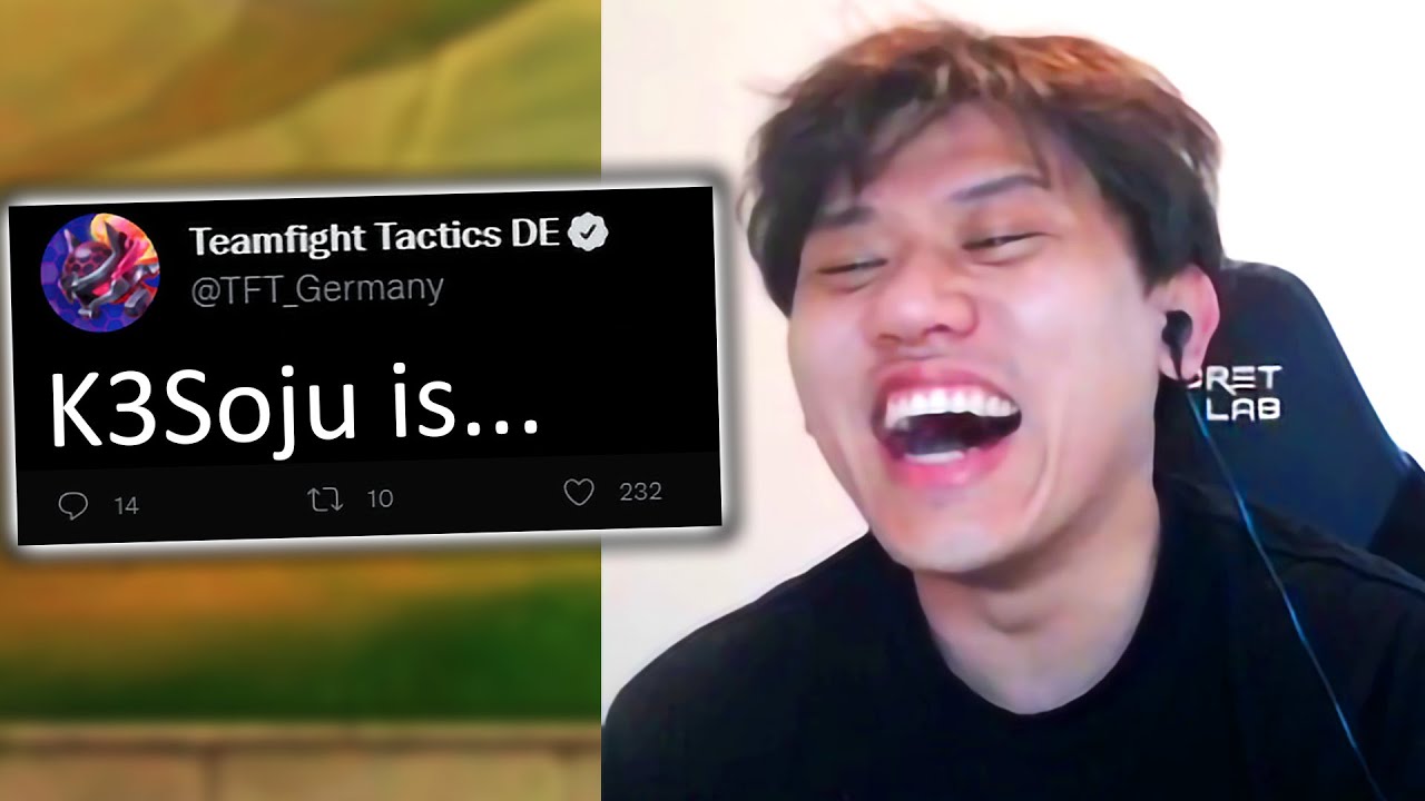 K3Soju Gets Roasted by the Official Riot Games Twitter - YouTube