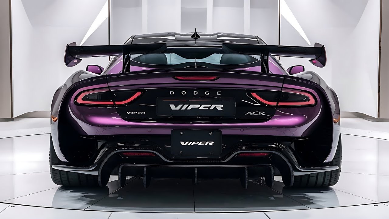 "Exclusive Look: The Dodge Viper ACR 2025’s Innovative Design and ...