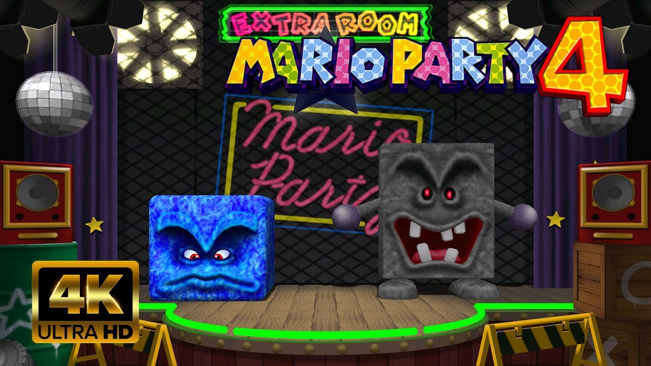 Mario Party 4 - All Extra Room Minigames [4K] - YouTube