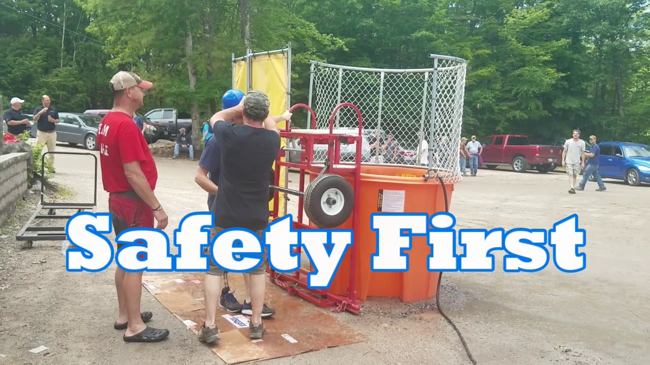 Dunk Tank Charity Fundraiser For Children - YouTube