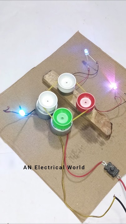 One Motor Drives 3 Dc Motors #techshorts #electrical #experiment - YouTube